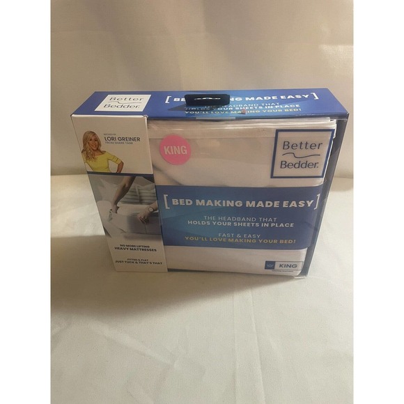 Lori Greiner | Bedding | Nib Lori Greiners Better Bedder King Size Easy ...